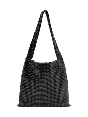 Rabanne Pixel Tote Bag - Black