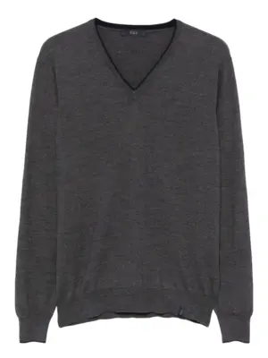 FAY Fay Virgin Wool V-Neck Sweater