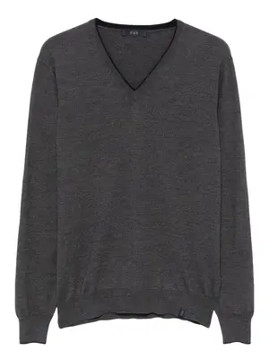 FAY Fay Virgin Wool V-Neck Sweater