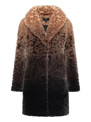 UNREAL FUR Leopard Print Faux-fur Coat - Brown