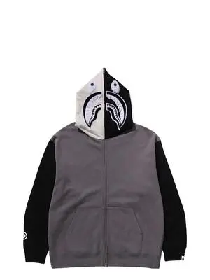 A BATHING APE Shark Full Zip Hoodie - Black