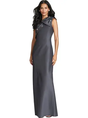 Sachin & Babi Olivia Gown - Charcoal