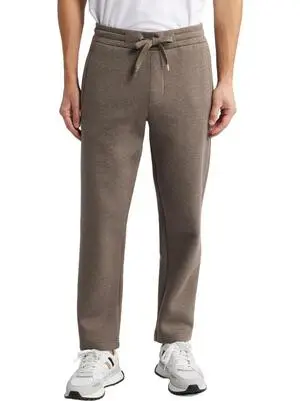 BOSS Levette Cotton Blend Sweatpants Dark Beige