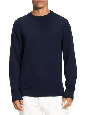 Theory Maden T.novo Crewneck Wool Sweater - Baltic