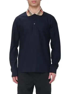Burberry Polo Shirt Men Blue