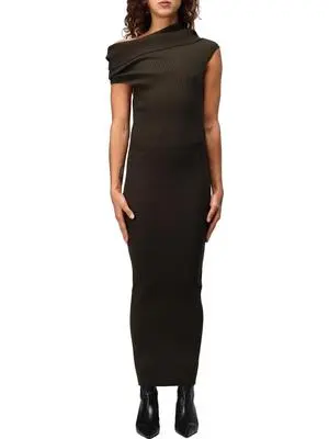 COURREGES COURRÈGES Ribbed Maxi Dress