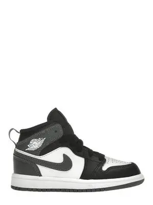 JORDAN Jordan 1 Mid Sneakers Black/white/iron Grey