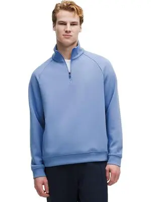 Lululemon Smooth Spacer Quarter Zip Prep Blue