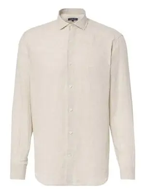 Frescobol Carioca Antonio Linen Shirt - Beige