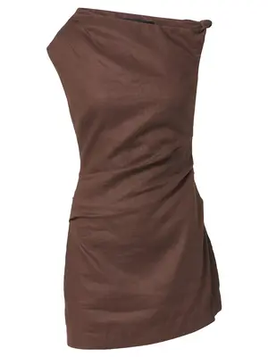 Sir The Label Tamara Mini Dress - Brown