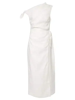Sir The Label Tamara Linen Maxi Dress - White