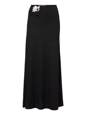 Christopher Esber Trio Stone Maxi Skirt - Black
