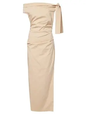 SIR. Dahlia Off-shoulder Gown - Beige