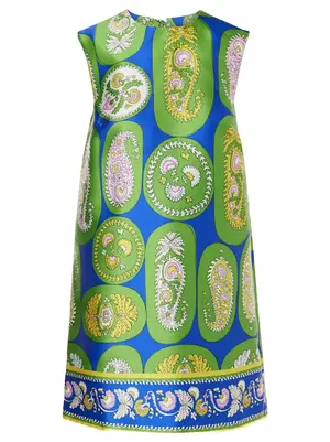 ALEMAIS Alémais Printed Midi Dress - Multicoloured