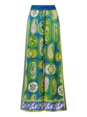 ALEMAIS Alémais Printed Wide-leg Pants - Multicoloured