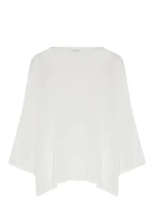 eskandar-Eskandar Boat Neck Mid-Length Top