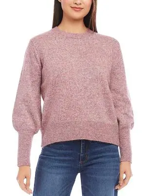 Karen Kane Blouson Sleeve Sweater - Pink