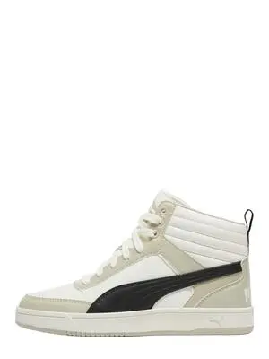 PUMA Dribble Mid Top Sneakers Warm White- Black-desert Dust