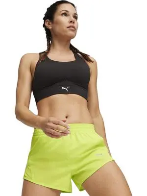 PUMA Pwrbreathe Run Moisture Wicking, High Impact Sports Bra - Black