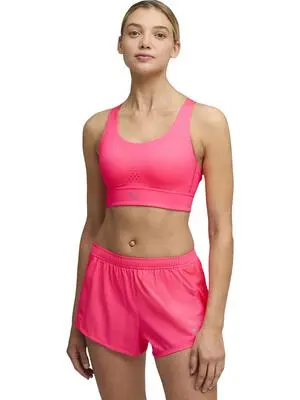 PUMA Pwrbreathe Run Moisture Wicking, High Impact Sports Bra - Pink