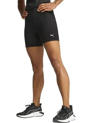 PUMA Cloudspun High-waist 5" Tight Shorts - Black