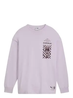 PUMA We Are Legends X Schomburg Long Sleeve T-shirt - Purple