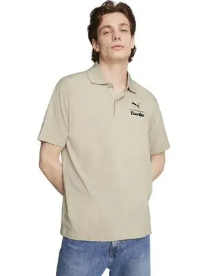 PUMA Porsche Legacy Motorsport Essentials Polo Shirt - Beige