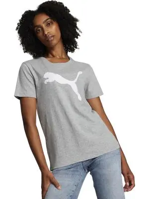 PUMA Essentials Big Cat Logo T-shirt - Gray