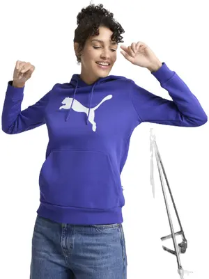PUMA Essentials Big Cat Logo Hoodie Lapis Lazuli