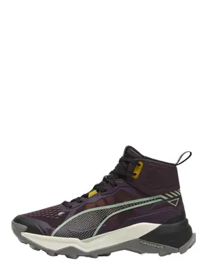 PUMA Seasons Explore Nitroâ¢ 2 Mid Hiking Shoes Midnight Plum-green Fog- Black