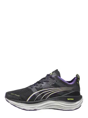 PUMA Foreverrun Nitroâ¢ Winterized Running Shoes Black-purple Pop-yellow Burst