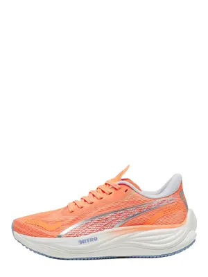 PUMA Velocity NITRO™ 3 Running Low Top Sneakers Neon Citrus- Silver-silver Mist