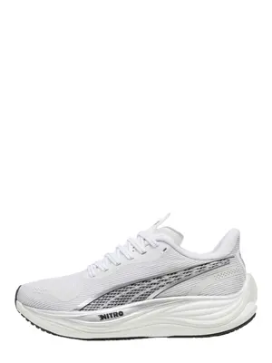 PUMA Velocity NITRO™ 3 Running Low Top Sneakers White- Silver- Black