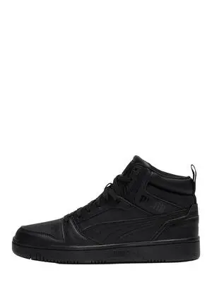 PUMA Rebound V6 Mid Top Sneakers - Black