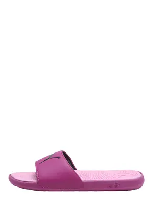 PUMA Cool Cat 2.0 Sport Slides Magenta Gleam- Black-mauved Out