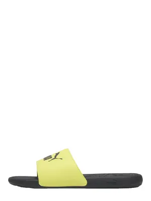 PUMA Slides Lime Sheen- Black