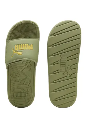 PUMA PUMA Cool Cat 2.0 Slides Calming Green-sunny Yellow
