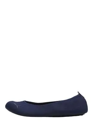PUMA Iliana Ballerina Ballet Flats Navy- Silver