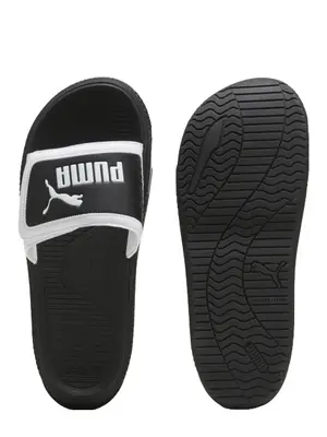 PUMA Softridepro 24 V Slides White- Black- Black