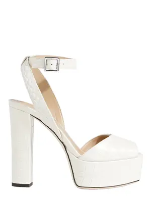 GIUSEPPE ZANOTTI Giuseppe Zanotti Betty Platform Sandals Ivory