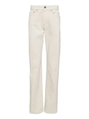 Ami Straight-leg Jeans - Neutrals