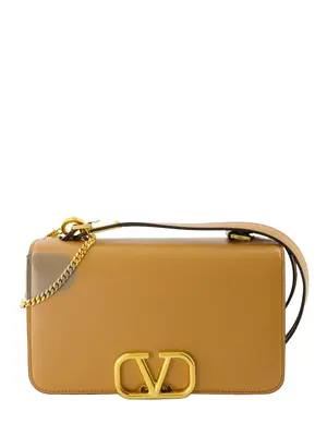 Valentino Garavani Vlogo Shoulder Bag - Brown