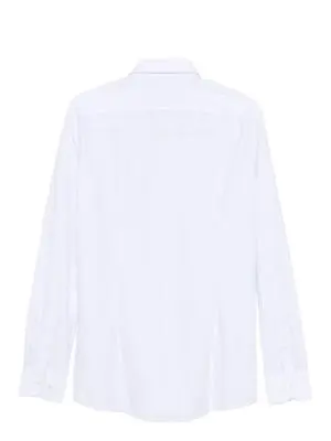 BOSS Piqué-weave Shirt - White