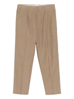 Zegna Pleated Trousers - Neutrals