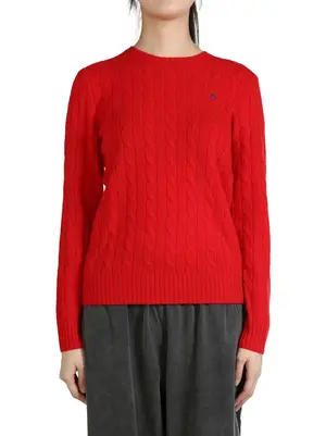 Ralph Lauren Cable-knit Jumper - Red