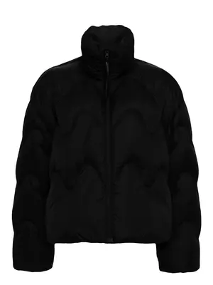 JNBY Wavy-quilted Puffer Jacket - Black