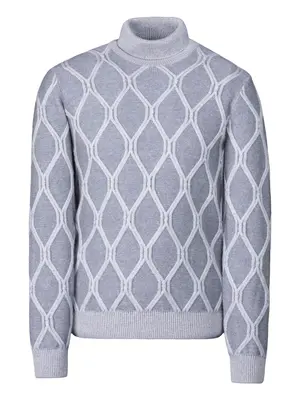 MOORER Moorer Gordon-Wht Sweater