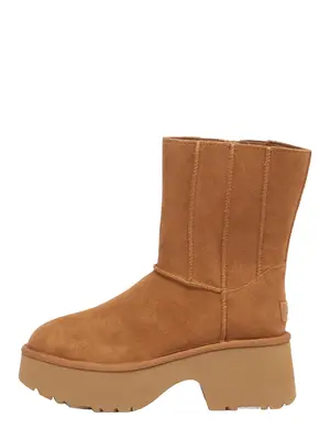 UGG Classic Twin Seam Platform Boots - Chestnut