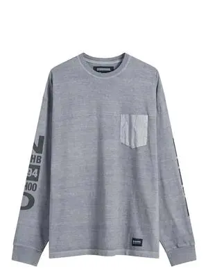 NEIGHBORHOOD Pigment Dyed Long Sleeve T-shirt - Grey