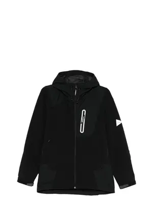 AND WANDER Hooded Jacket - Black